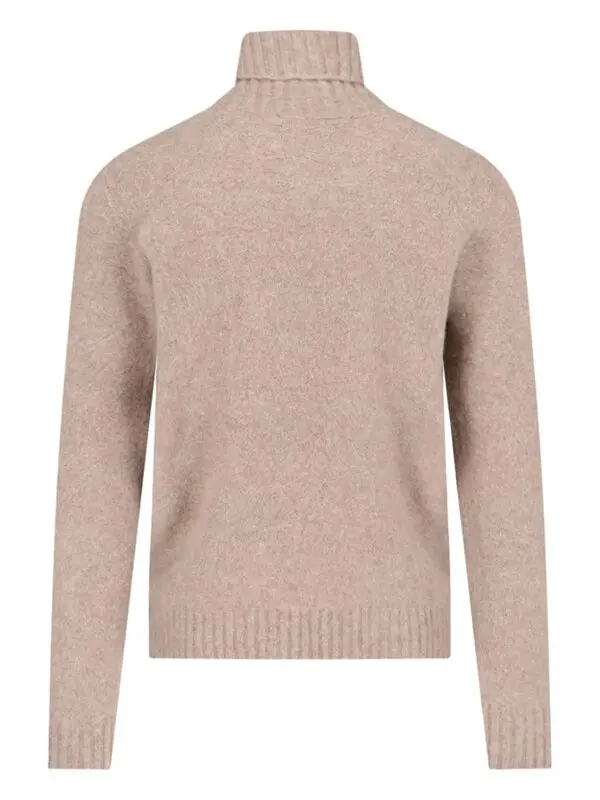 DRUMOHR Wool Roll Neck Sweater - Neutrals