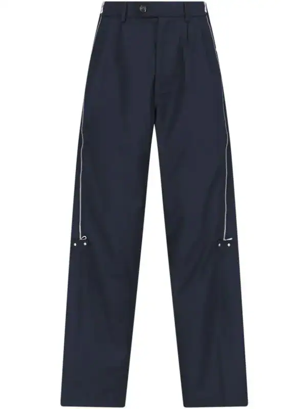 Kiko Kostadinov Knox Trousers In Blue - 71% Off | Editorialist