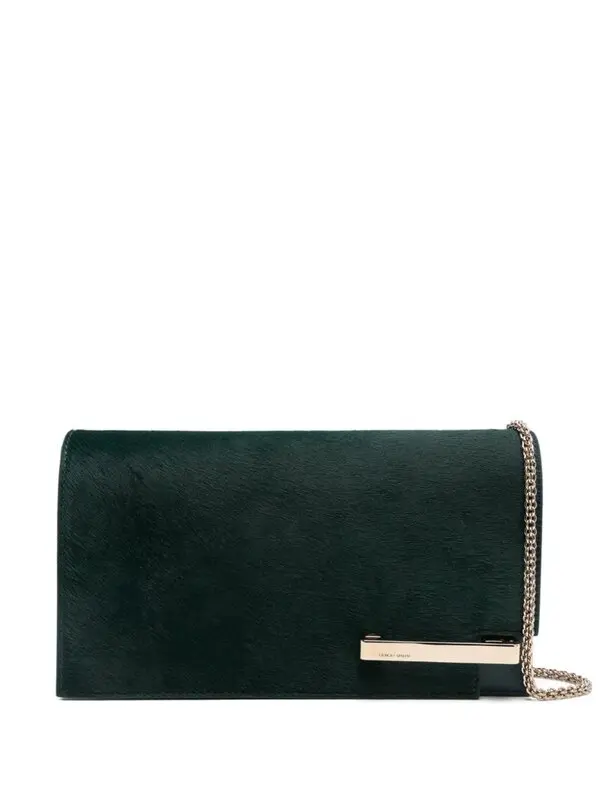 Giorgio Armani Brushed-finish Clutch