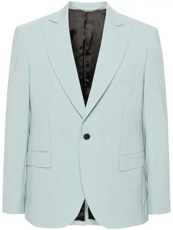 John Richmond Single-breasted Wool-blend Blazer