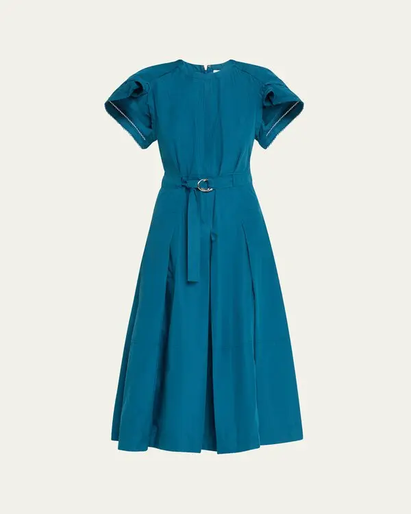 3.1 Phillip Lim Draped Belted Midi Dress