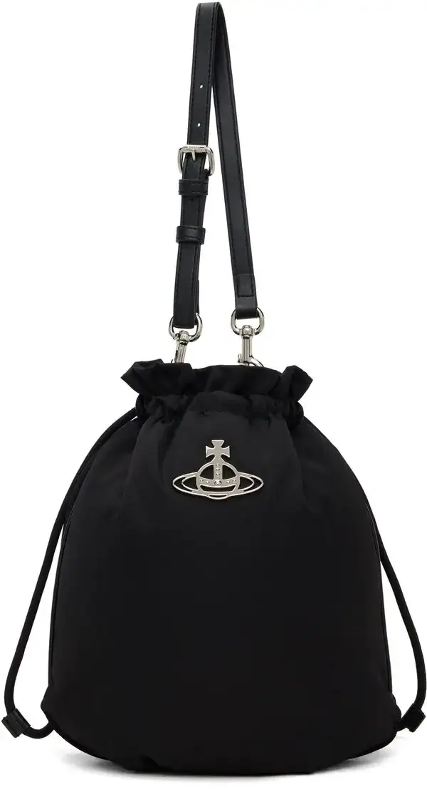 Vivienne Westwood Drawstring Pouch Set Bag - N401 Black | Editorialist