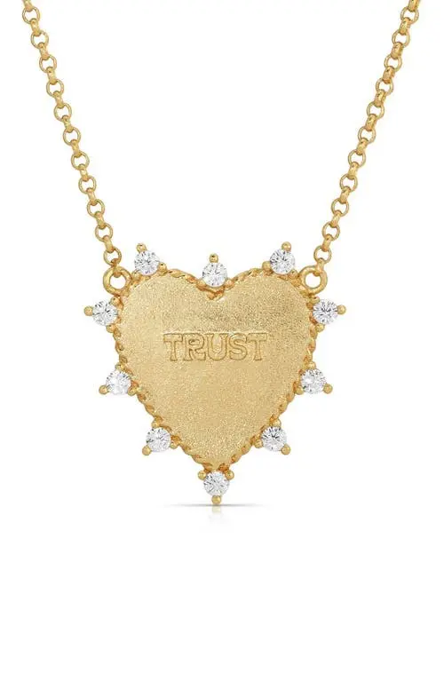 JOY DRAVECKY JEWELRY Heart Of Trust Pendant Necklace