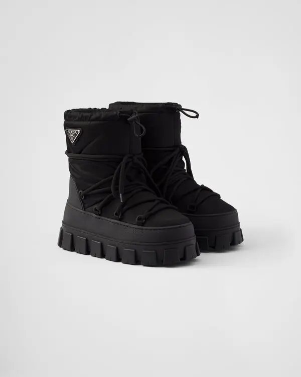 Prada Re-nylon Après-ski Boots - Black
