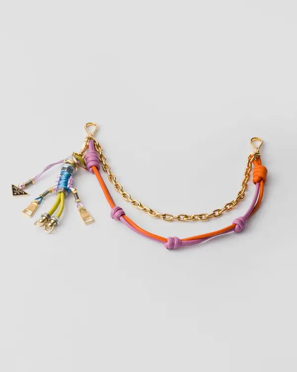 Prada Robot Bag Charm - Cedar/primrose