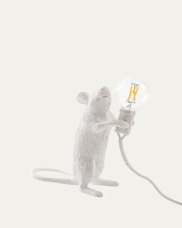 SELETTI Standing Mouse 6" Table Lamp