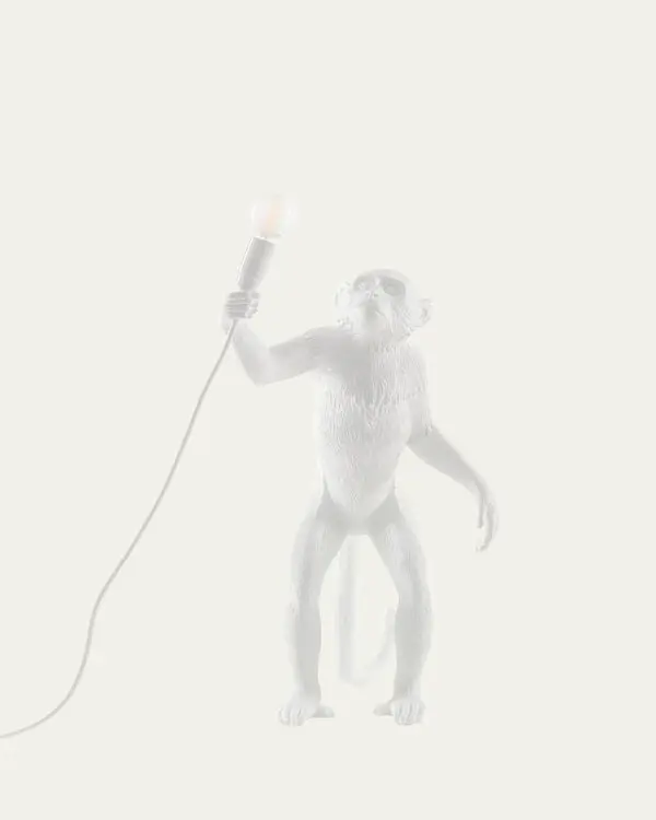 SELETTI Standing Monkey 21" Outdoor Table Lamp