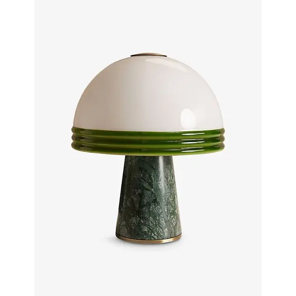 SOHO HOME Cassie Glass And Marble Table Lamp 40cm