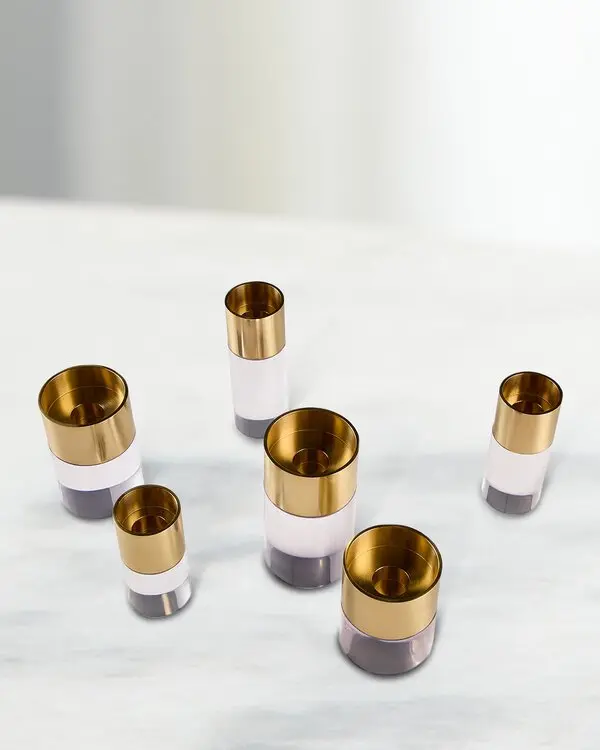 Jonathan Adler Jacques Candles Holders, Set Of 6 - Multi