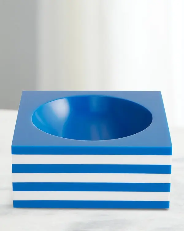Jonathan Adler Cabana Scoop Bowl - Bluewhite