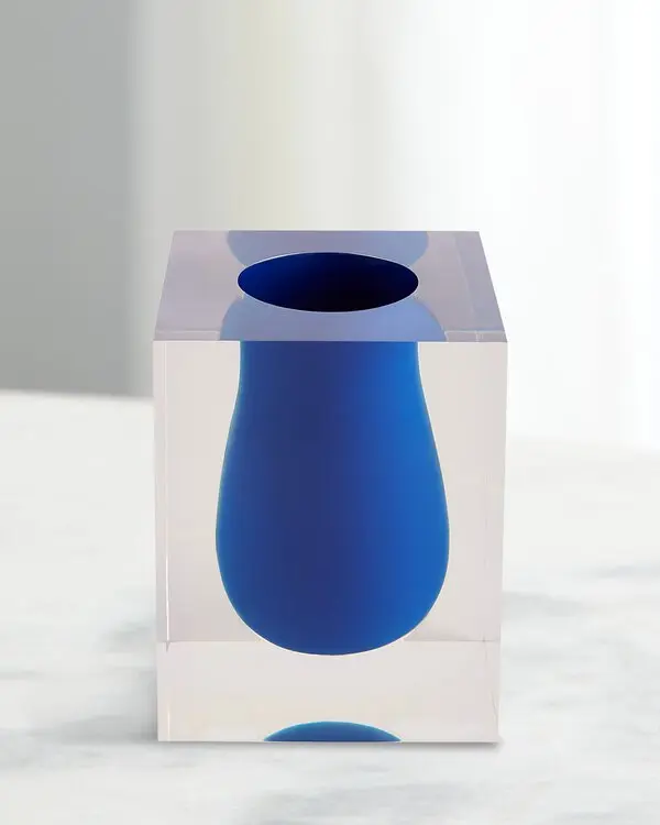 Jonathan Adler Bel Air Scoop Vase - Cobalt