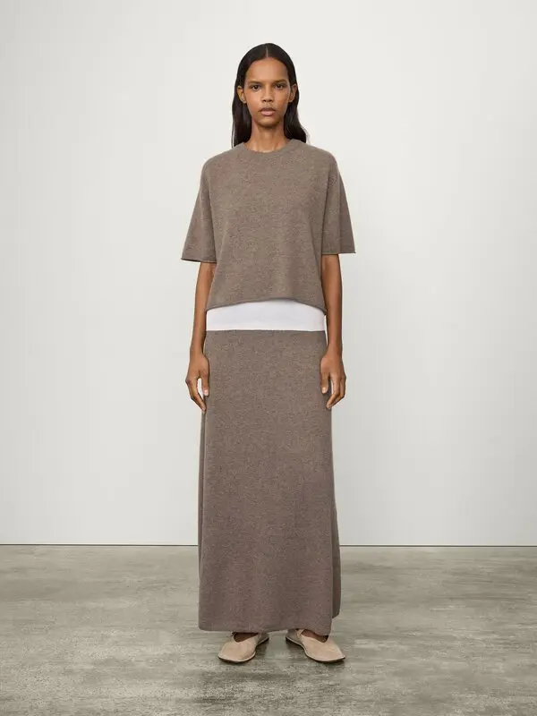 LISA YANG STORE The Cila T-shirt - Truffle