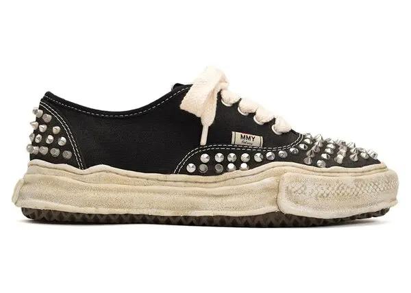Mihara Yasuhiro Baker Og Sole Studded Low Top Sneakers - Black