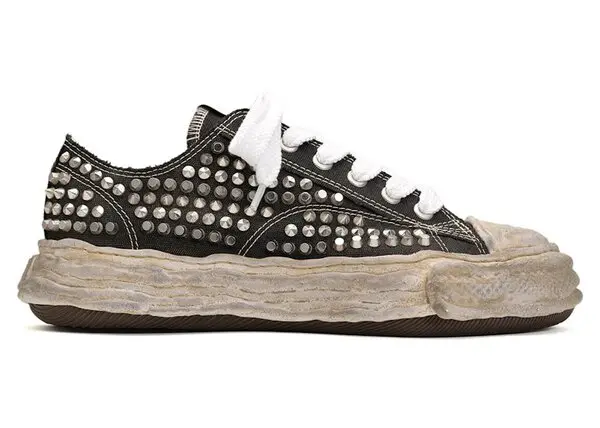 Mihara Yasuhiro Peterson 23 Og Sole Studded Low Top Sneakers - Black