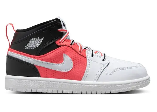 JORDAN 1 Mid Se Sneakers - Black/infrared 23/white