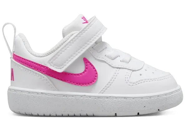 Nike Court Borough Low Recraftin Sneakers - White/laser Fuchsia