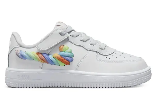 Nike Force 1 Low Lv8 Easyon Sneakers - White/terra Blush/vapor Green