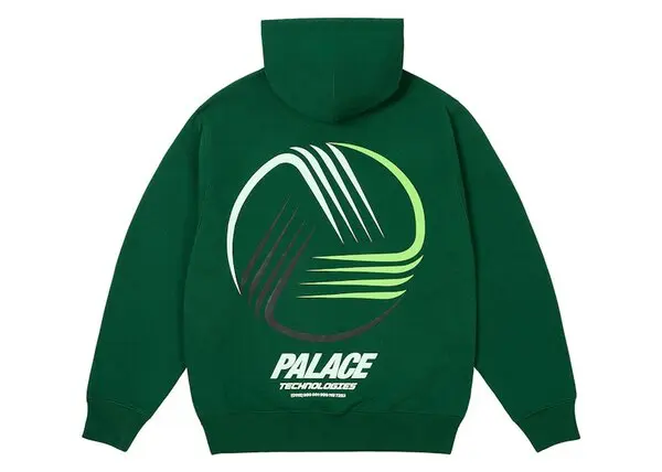 PALACE Technologies Hood - Racey Green