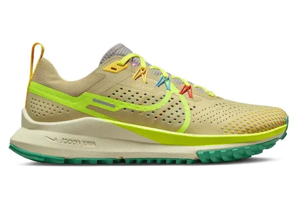 Nike React Pegasus Trail 4 Volt - Team Gold/baltic Blue/stadium Green