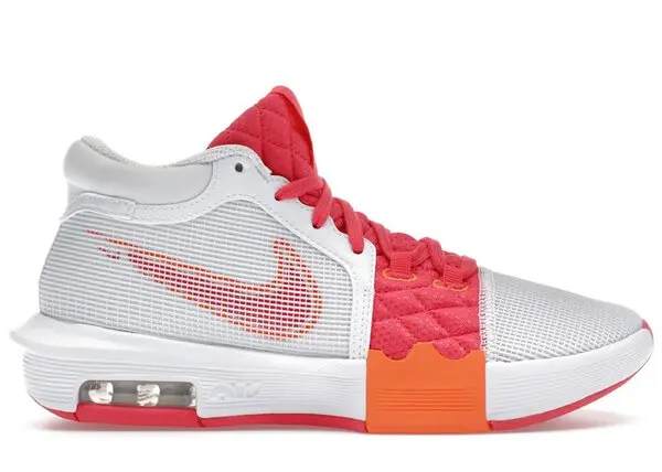 Nike Lebron Witness Sneakers - White/bright Mandarin/aster Pink