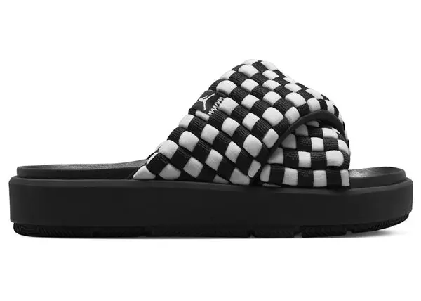 JORDAN Sophia Slides - Dark Ash/white/sail
