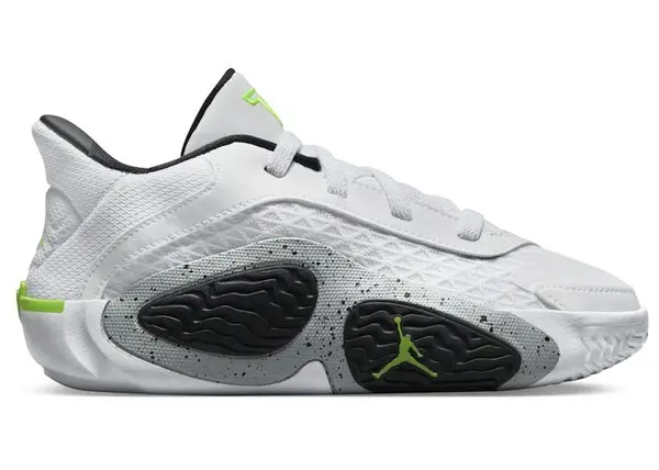 JORDAN Tatum 2 Electric Green Sneakers - White/black/wolf Grey