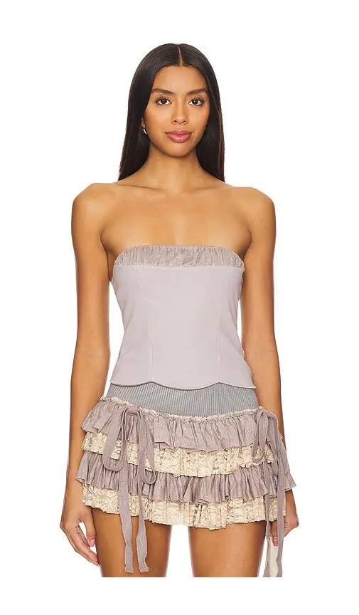 ZEMETA Scallop Lover Tube Top