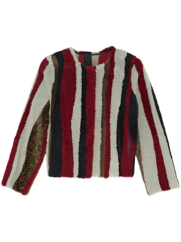 YVES SALOMON Wave-pattern Jacket
