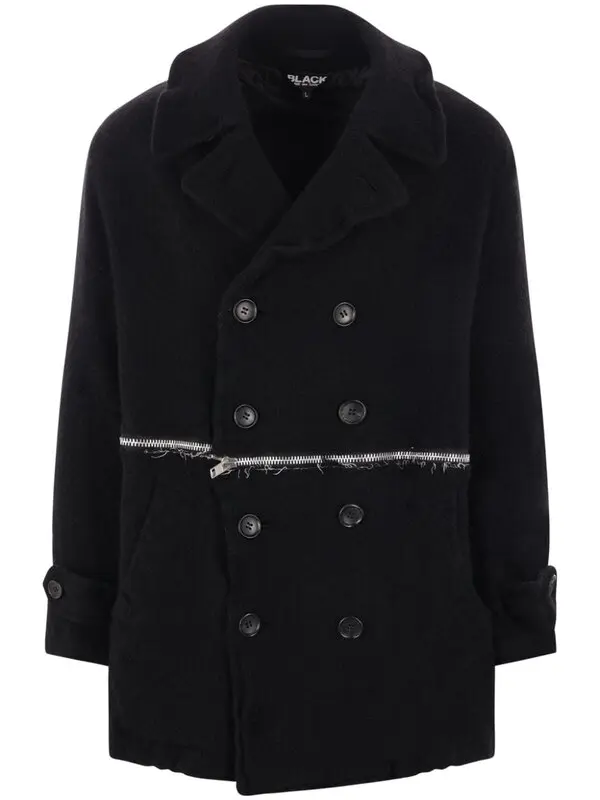 BLACK COMME DES GARÇONS Wool Coat