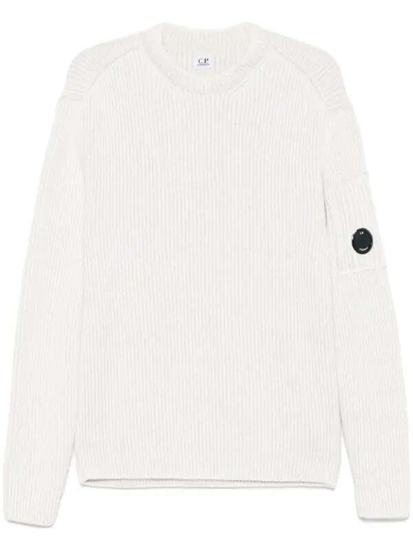 C.P. COMPANY Lens-detail Ribbed Jumper