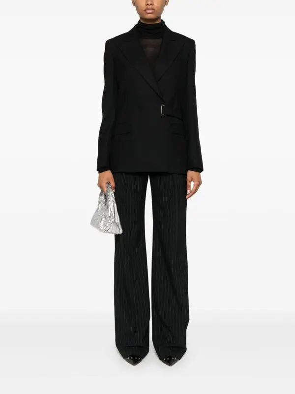 John Richmond Virgin Wool Buckle Blazer