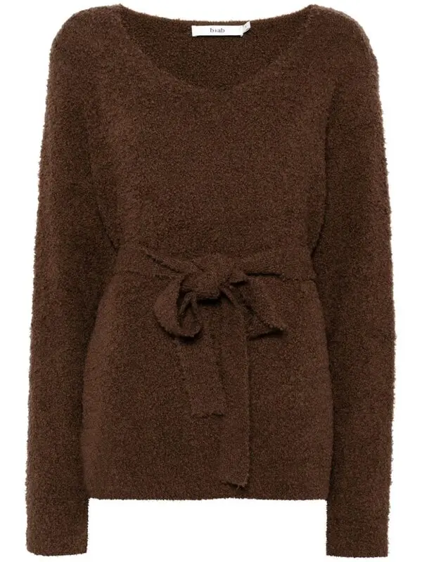 B+AB Wrap-around Scarf Jumper