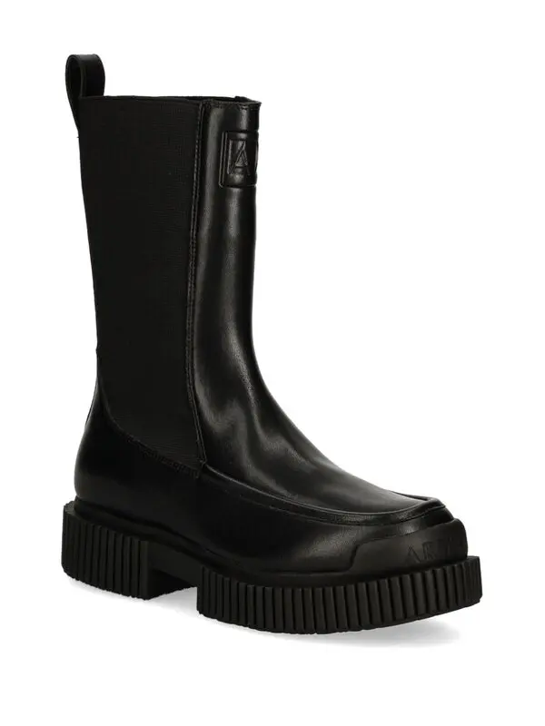 Armani Exchange Logo-debossed Boots