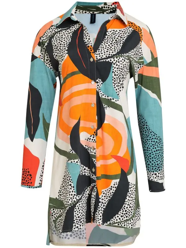 LYGIA & NANNY Meline Printed Shirt - Blue
