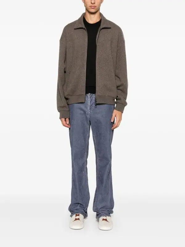Kiton Wool Crew Neck Sweater