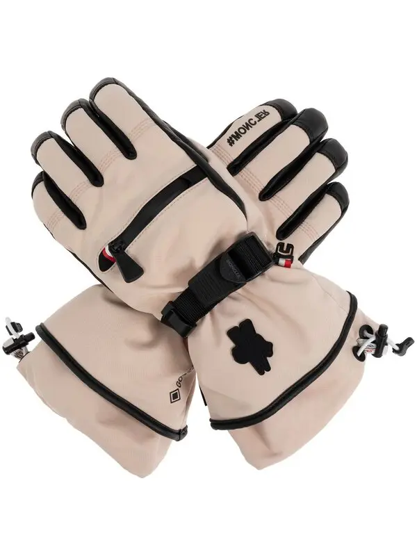 Moncler Padded Full-finger Gloves - Neutrals