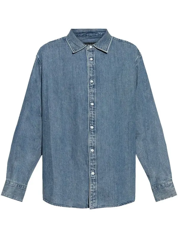 Rag & Bone Button-up Denim Shirt - Blue