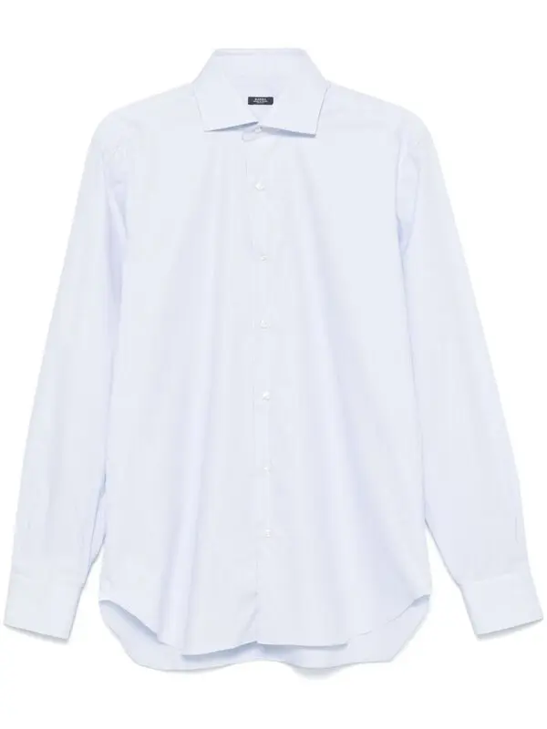 BARBA NAPOLI Polka-dot Shirt - White