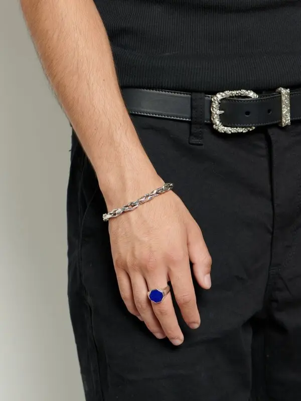 Emanuele Bicocchi Hex Signet Ring - Silver