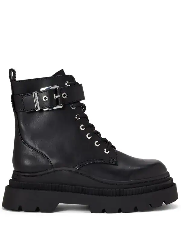Michael Kors Colby Combat Boots In Black - 74% Off  display picture 1