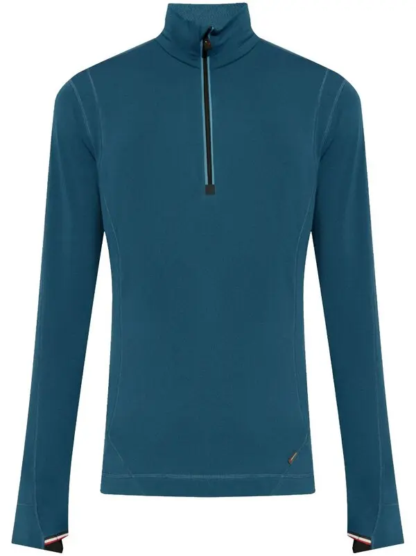Moncler Polartec Half-zip Sweatshirt - Blue