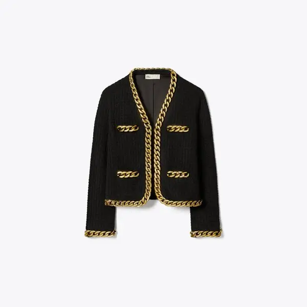 Tory Burch Kendra Chain Cardigan