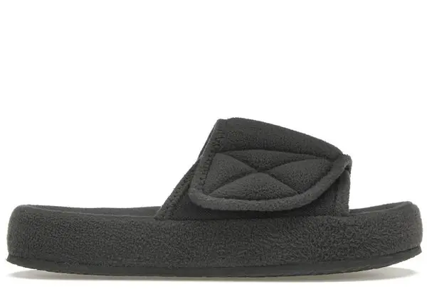 Yeezy Season 7 Fleece Slides - Graphite