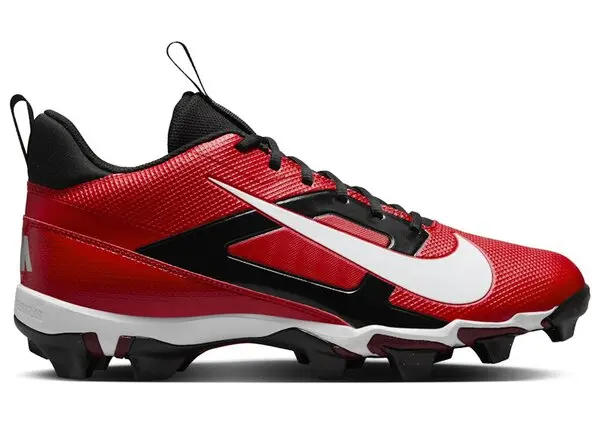 Nike Alpha Menace 4 Shark Athletic Sneakers - University Red/metallic Silver/team Red