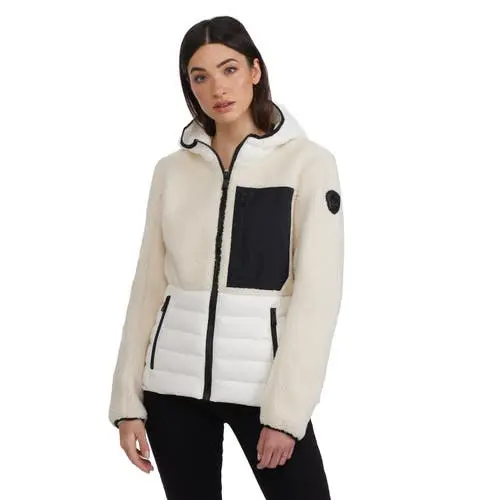 Pajar Fawn Lightweight Mixed Media Jacket With Hood