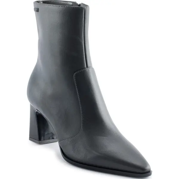 Dkny Sunny Pointed Toe Bootie - Gry - Grey