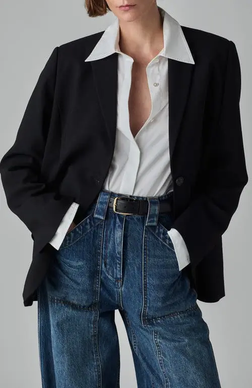 Co Boxy Jacket In Virgin Wool