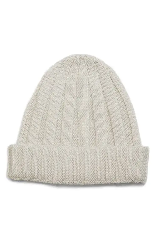 John Smedley Hickory Merino Wool Beanie