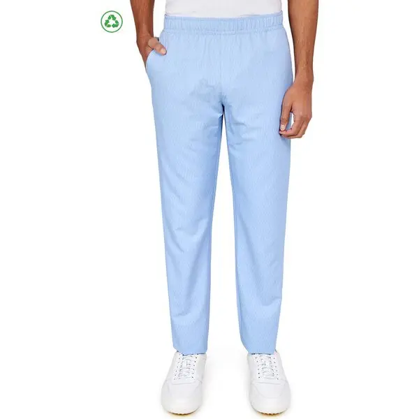 CON.STRUCT Regular Fit Diamond Print Drawstring Recycled Performance Golf Pants