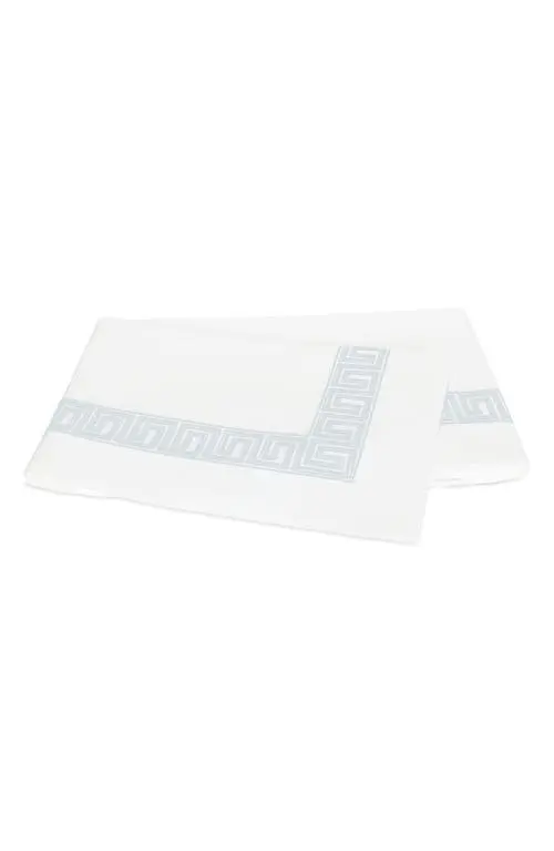 MATOUK Ophelia 520 Thread Count Flat Sheet - Light Blue
